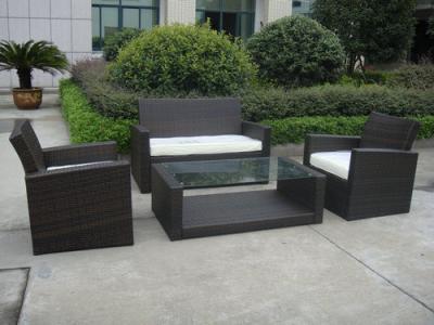 China 4pcs KD steel cane sofa for sale