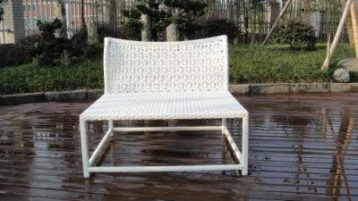 China 3pcs Beautiful White Outdoor Rattan Sofa Set For Swimming Pool for sale