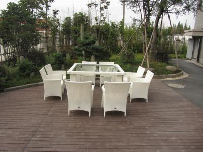 China Modern Fashion White Dining Room Sets , Home Kitchen Chair Set for sale