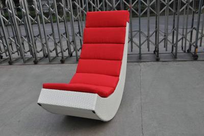 China Comfortable Resin Wicker Rocking Chair for sale