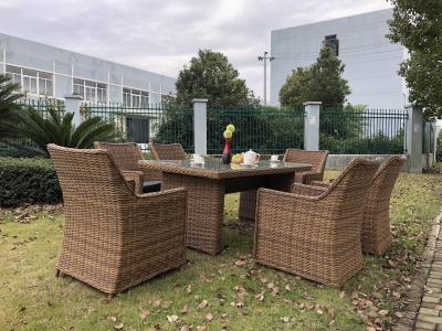 China Big Size Comfortable Rattan Outdoor Sofa Dining Set Wicker Furniture for sale