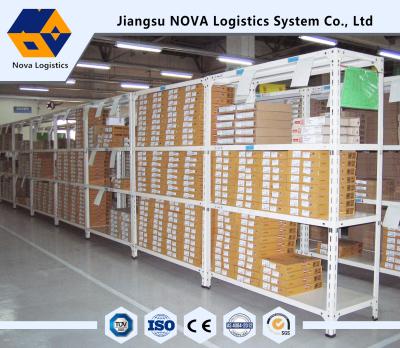 China Multi Tier Light Duty Shelving Household , Electrostatic Powder Coating Bolted Steel Shelving for sale