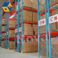 China Robust Gray Blue Orange Pallet Racking System With 2.0-2.5mm Beam Thickness for sale
