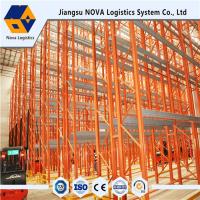 China Heavy Duty Narrow Aisle Warehouse Pallet Racking System Easily Accessible for sale