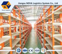 China Library Warehouse Medium Duty Shelving 200 - 500 Kg Load Weight With Steel Panel for sale