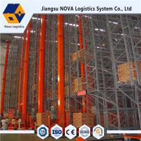 China Heavy Duty Storage Shelves With Conveying System , Asrs Adjustable Shelving Systems  for sale