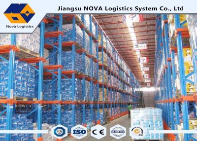 China Industrial Steel Storage Drive In Pallet Racking Q235B For Food Industry for sale