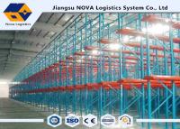 China Industrial Steel Storage Drive In Pallet Racking Q235B For Food Industry for sale