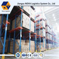 China Warehouse Storage Forklift Drive In Pallet Racking Freezer Use Q345 Steel Cold for sale