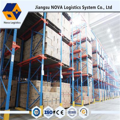 China Warehouse Storage Forklift Drive In Pallet Racking Freezer Use Q345 Steel Cold for sale