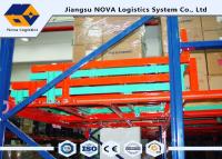 China Removable / Portable Push Back Pallet Racking Q235 Steel For Space Utilization for sale