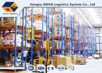China Cold Rolled Steel Narrow Aisle Racking Systems With Powder Coating Finishing for sale