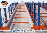China Drive In Shuttle Pallet Racking System Semi Automatic With Battery Operated Motor for sale