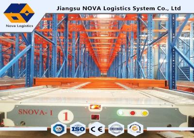 China Industrial Heavy Duty Racking Semi Automatic , Warehouse Pallet Storage With Battery Powered for sale