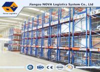 China Industrial Heavy Duty Racking Semi Automatic , Warehouse Pallet Storage With Battery Powered for sale