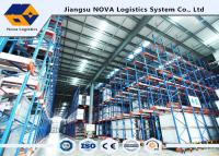China Adjustable CE Movable Racking Systems Powder Coating , Radio Shuttle Racking System for sale