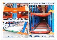 China Channel Type Radio Shuttle Racking , High Density Warehouse Pallet Racking for sale