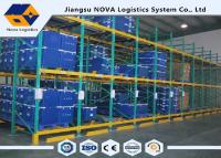 China FIFO Economical Gravity Pallet Racking Power Coating For Vulnerable Goods for sale