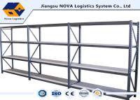China Medium Duty Shelving System With Fine Powder Coated , Q235 Steel Heavy Duty Metal Shelves for sale