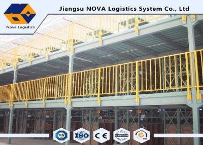 China 2 Levels Multi Tier Mezzanine Rack Steel Platform For Printing / Electronic Industry for sale
