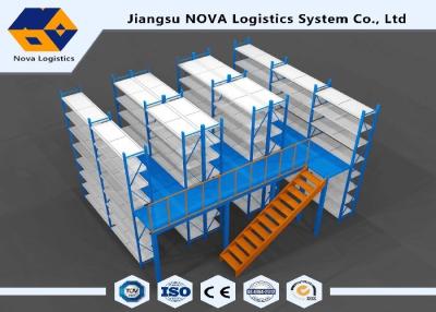 China Powder Coating Multi Tier Mezzanine Rack For Large Storage High Load Capacity for sale