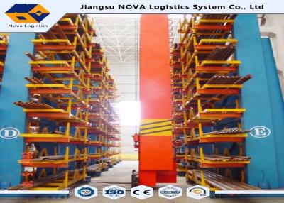 China Warehouse Structural Cantilever Shelves , Steel Cantilever Pipe Rack for sale