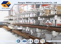 China Durable Double Sided Cantilever Steel Rack Plastic Powder Coating For Warehouse for sale