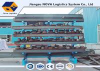 China Powder Coat Paint Finish Cantilever Lumber Racks , Metal Racking System for sale