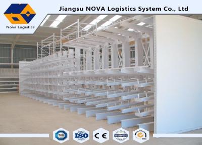 China Long Shaped Loads Storage Cantilever Storage Racks Without Front Columns for sale