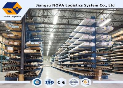China Single / Double Side Storage Heavy Duty Cantilever Rack With Steel Materials for sale