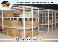 China Adjustable Steel Rivet Boltless Shelving For Artificial Access Lighter Goods for sale