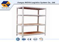 China Light Duty Warehouse Rivet Boltless Shelving Power Coated  Rust Proofing for sale