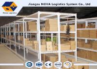 China Light Duty Warehouse Rivet Boltless Shelving Power Coated  Rust Proofing for sale