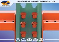 China 700 - 1200 Mm Racking Depth Teardrop Pallet Rack Q235B Hot Rolled Steel for sale