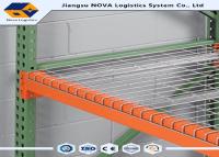 China 700 - 1200 Mm Racking Depth Teardrop Pallet Rack Q235B Hot Rolled Steel for sale