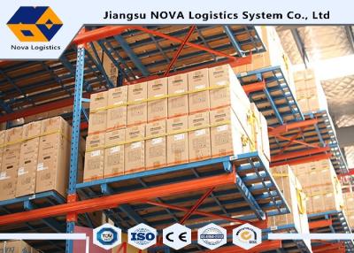 China Cold Rolled Steel Adjustable Pallet Racking , Heavy Duty Rack Shelf With Long Life Span for sale