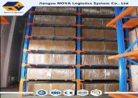 China Single Entry Selective Pallet Racking With Single / Double Stacked Pallets for sale