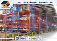 China Heavy Duty Metal Storage Shelves Warehouse , Cold Rolled Steel Plate Narrow Aisle Pallet Racking for sale