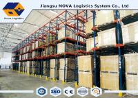 China TUV Heavy Duty Steel Storage Racks Bottom Level For Lowering Structure Costs for sale