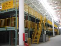 China Yellow Multi Tier Mezzanine Rack for Efficient Space Utilization for sale