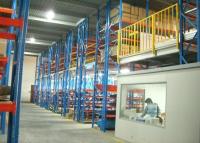 China Multi Level Metal Storage Shelves / Medium Duty Mezzanine Pallet Racking for sale