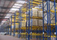 China Economical Warehouse Adjustable Pallet Rack Storage Systems With Stable Structure for sale