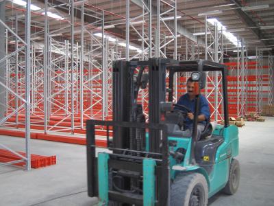 China Durable Steel Pallet Warehouse Racking With High Loading 3000kg / layer for sale