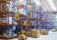 China Powder Coated narrow aisle racking system Q235B used High Density storage rack for sale