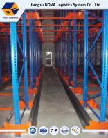 China High Density Jiangsu NOVA Selective Heavy Duty Shuttle Metal Pallet Racks for sale