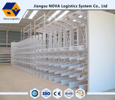 China Heavy Duty Cantilever Storage Racks with Single / Double Side Storage for sale