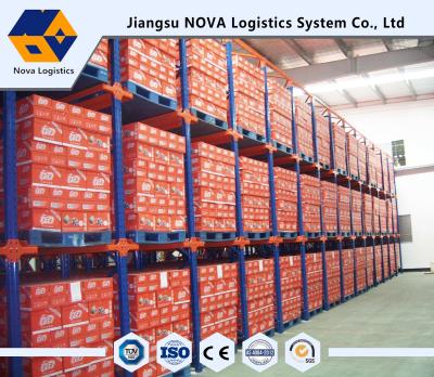 China Warehouse Storage Drive In Pallet Racking Guaranteed by  ISO CE / Jiangsu NOVA for sale
