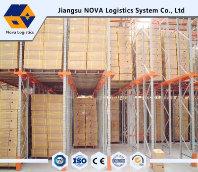 China Heavy Duty Warehouse Storage Drive In Pallet Racking ISO / CE Approved for sale