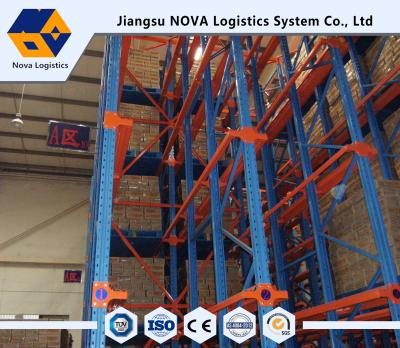 China Warehouse Storage Drive In Pallet Racking 3 - 8 Layers Or Customized for sale