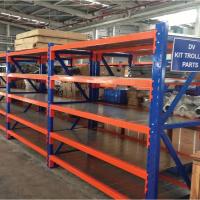 China Blue Longspan Boltless Assembly Shelves Orange Warehouse Versatile Storage Medium Duty Rack for sale